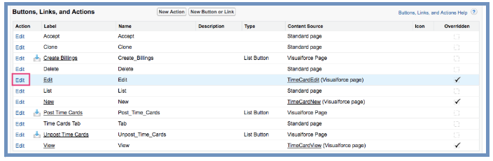 Set Up Classic UI Time Cards in Salesforce Classic