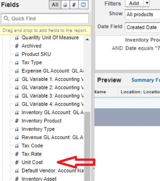 Report on and Reconcile Inventory (Standard Cost)